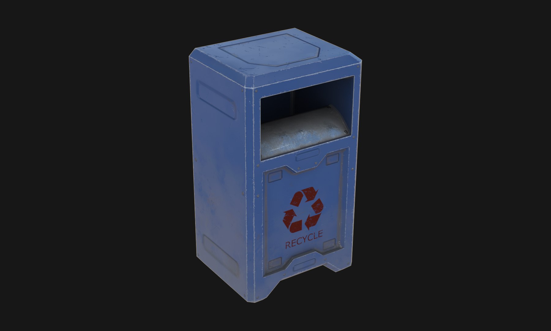Sci-fi Trash Can 3D - TurboSquid 1826952