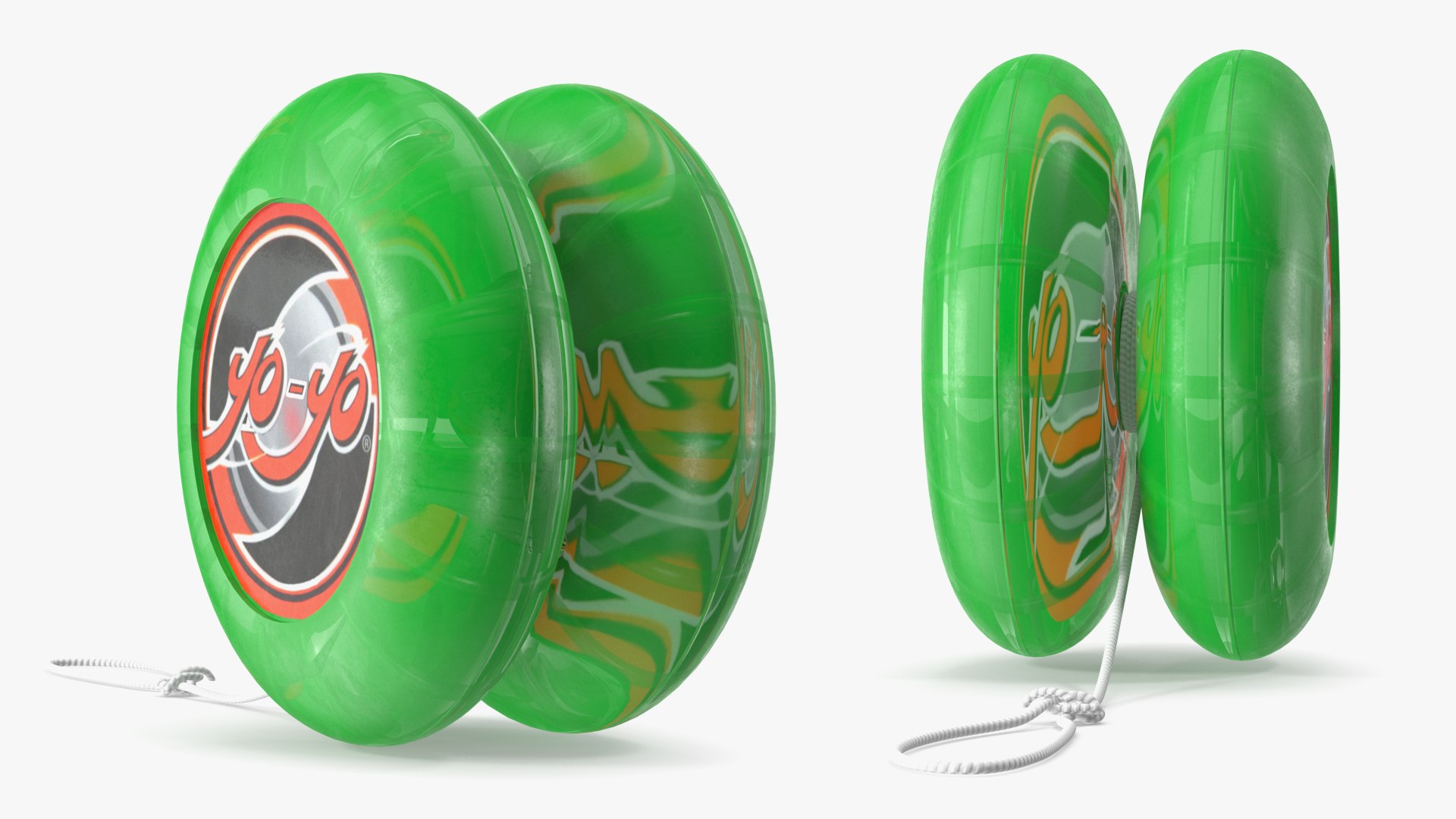 Green Yo-Yo Model - TurboSquid 2123873