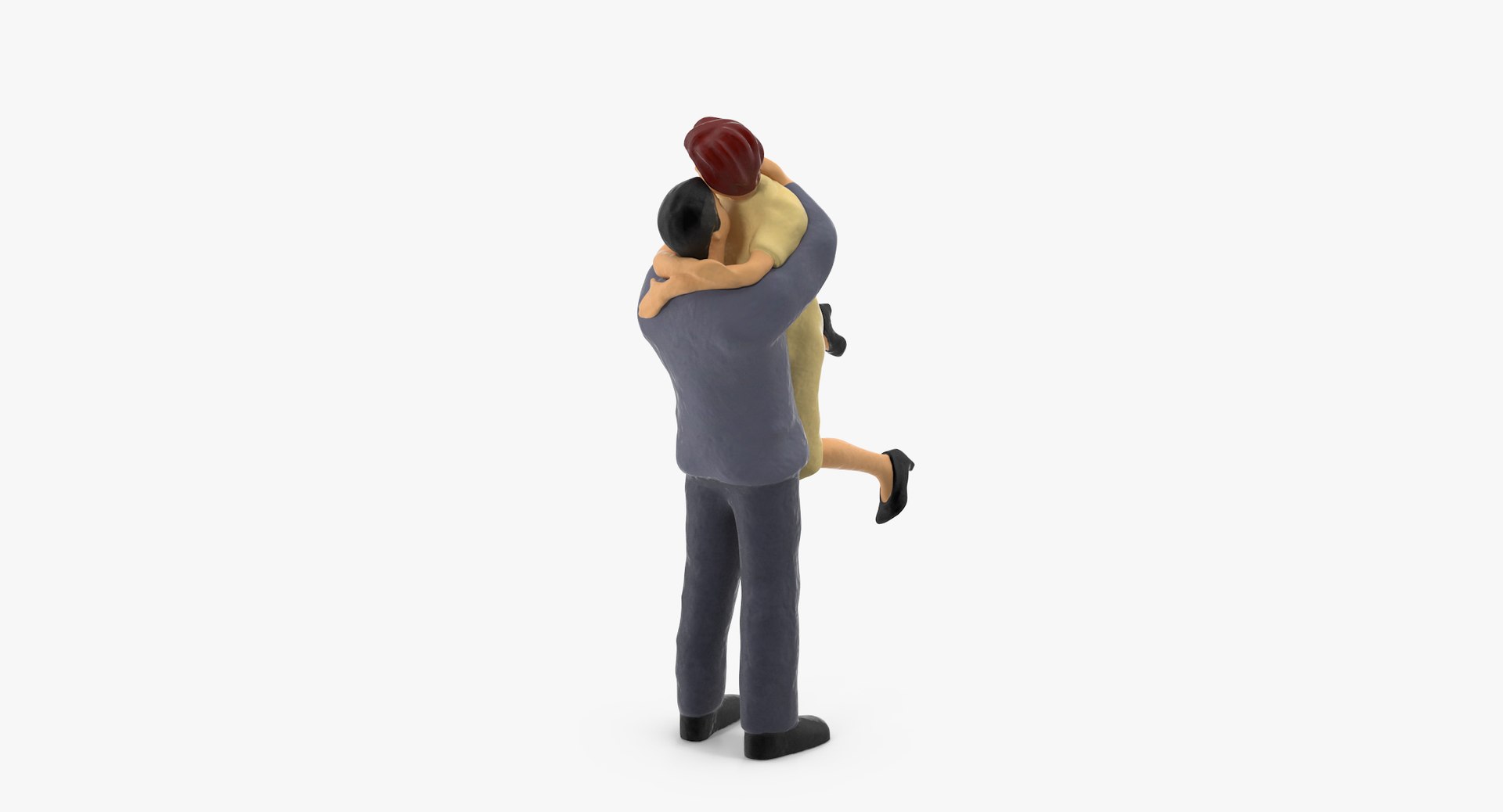 3d model miniatures couples love
