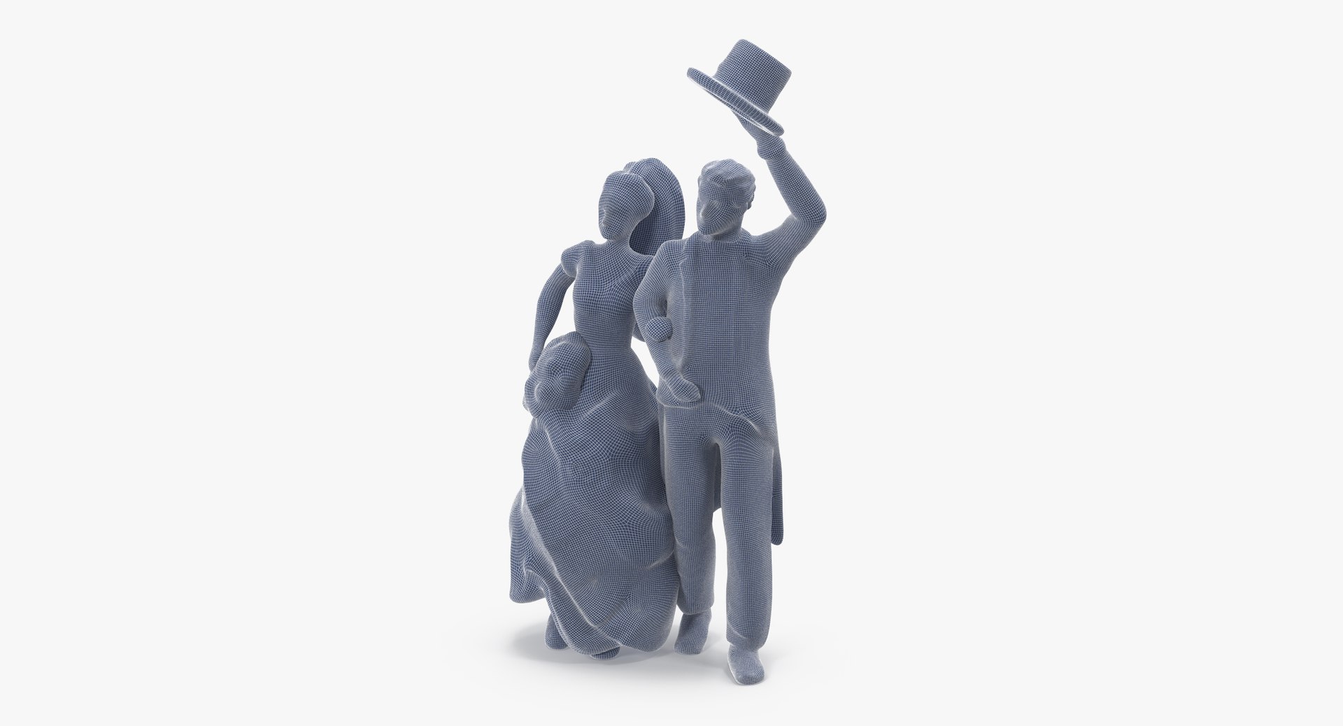 3d model miniatures couples love