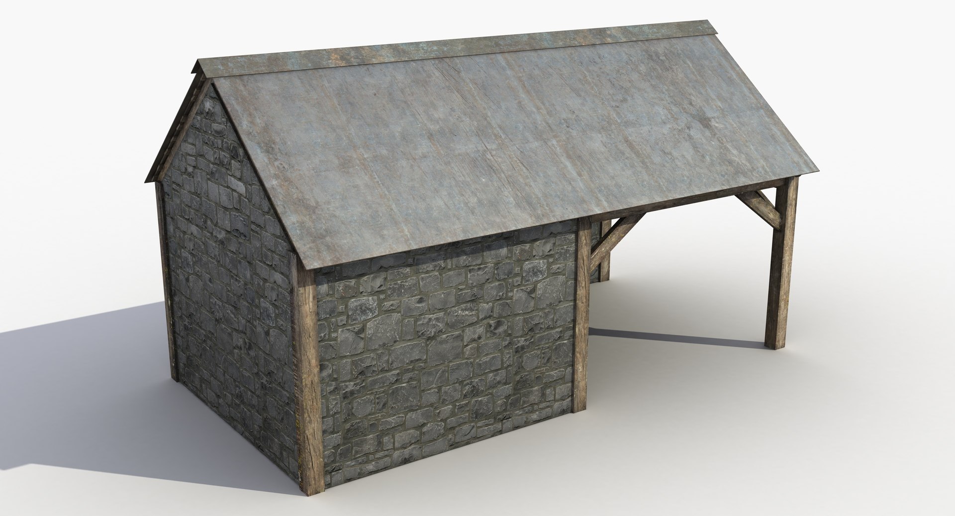 3D Old Shed 16 3D Model - TurboSquid 2098842