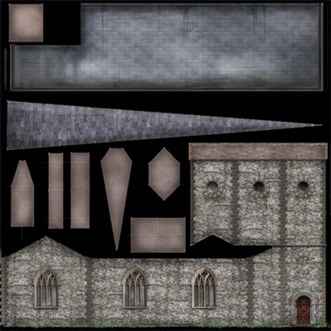 protestant church 3d max