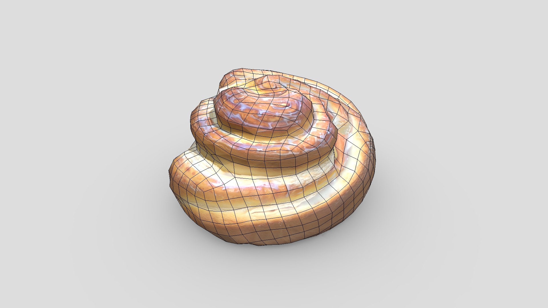 3D Cinnamon Roll 2 - TurboSquid 2246489