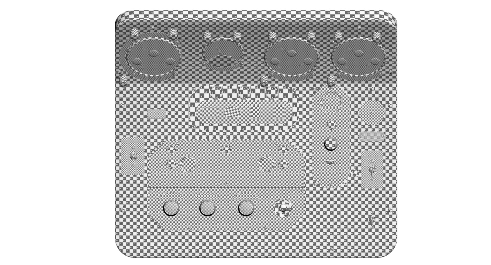 Central Panels Board Mi-8mt Model - TurboSquid 1361896