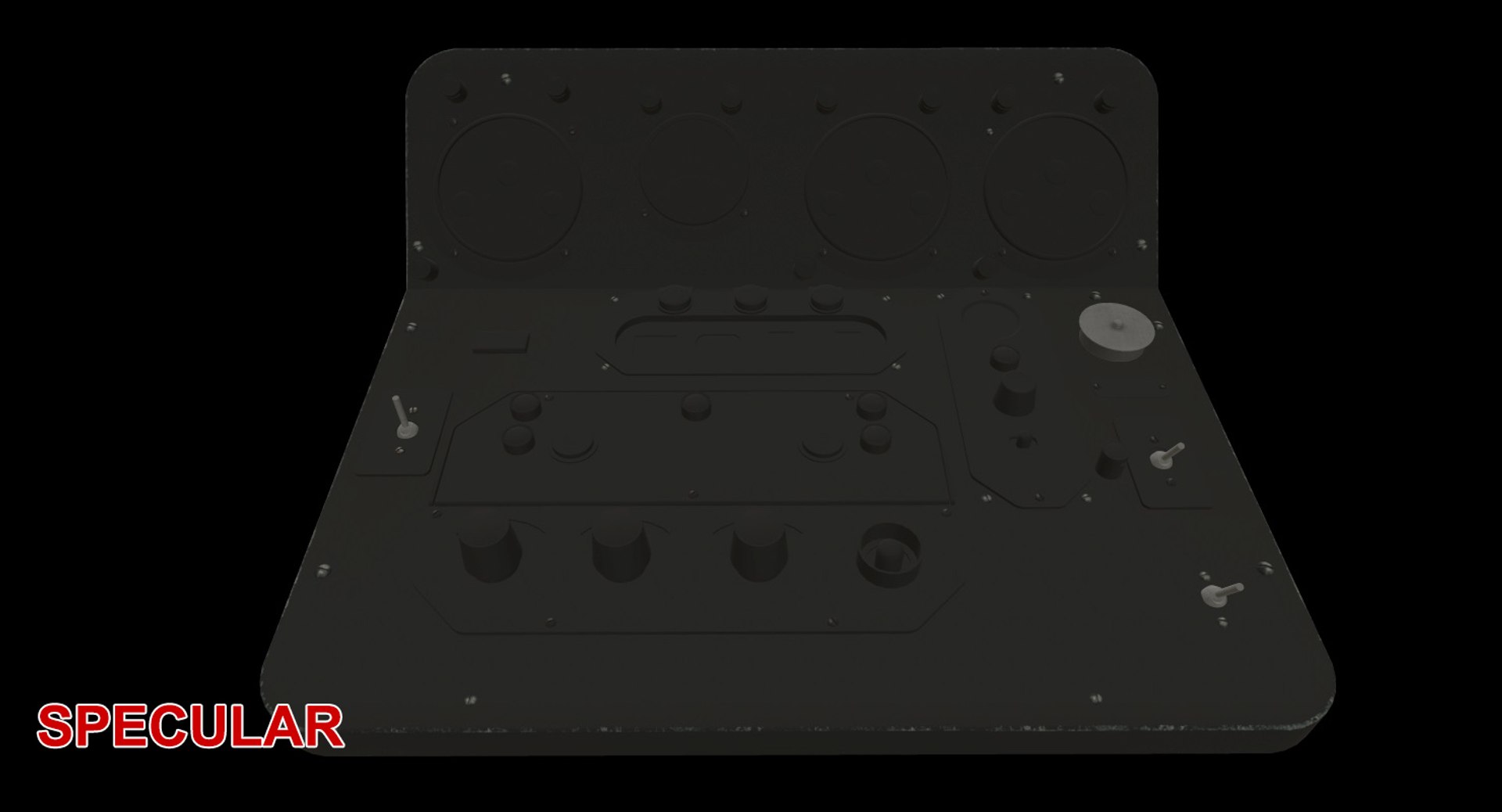 Central Panels Board Mi-8mt Model - TurboSquid 1361896
