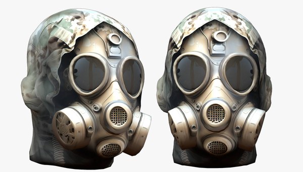 3D 3D Gas mask helmet 3d model military combat protection - TurboSquid ...