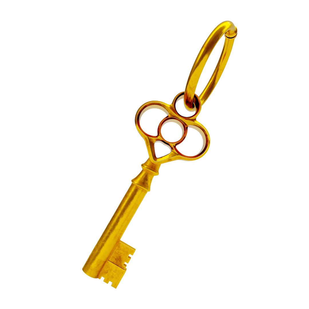 Treasure Chest Key 3d Model 3D Model - TurboSquid 1976719