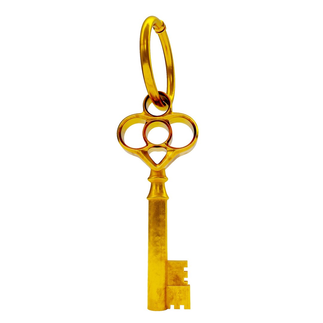 Treasure Chest Key 3d Model 3D Model - TurboSquid 1976719