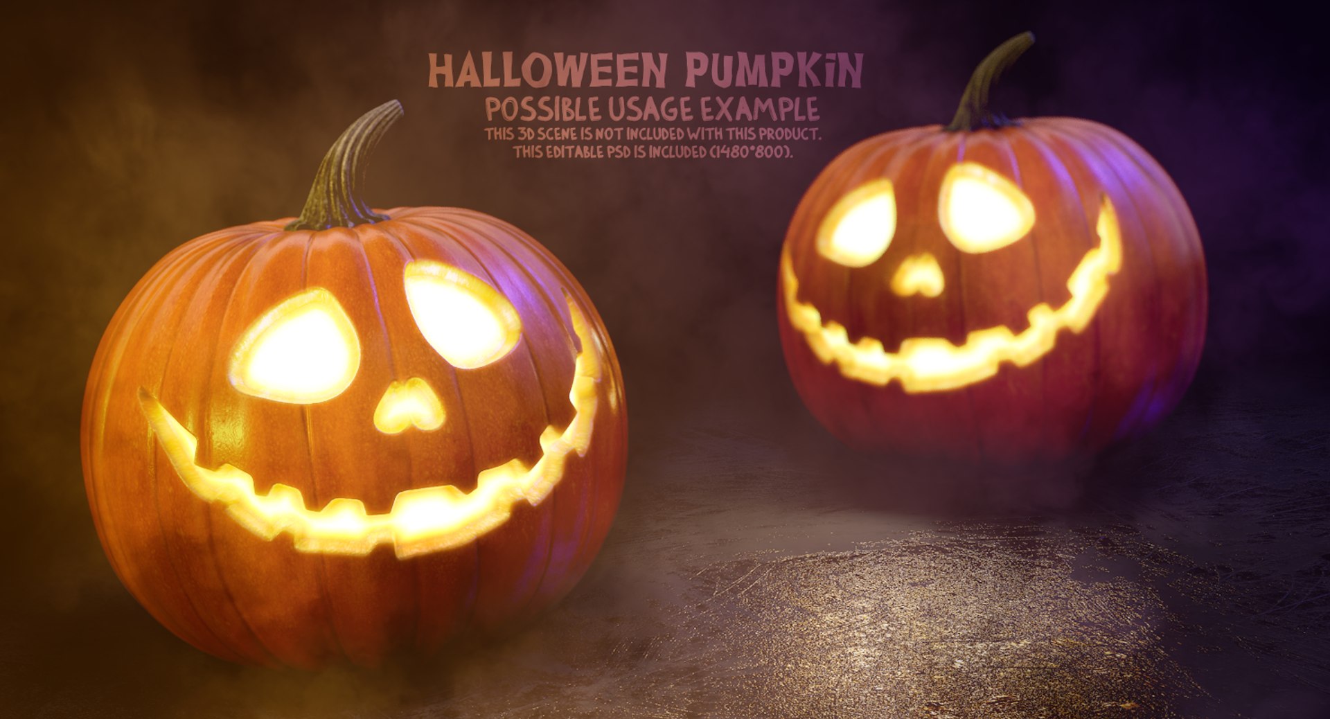 Halloween Pumpkin 3d Obj