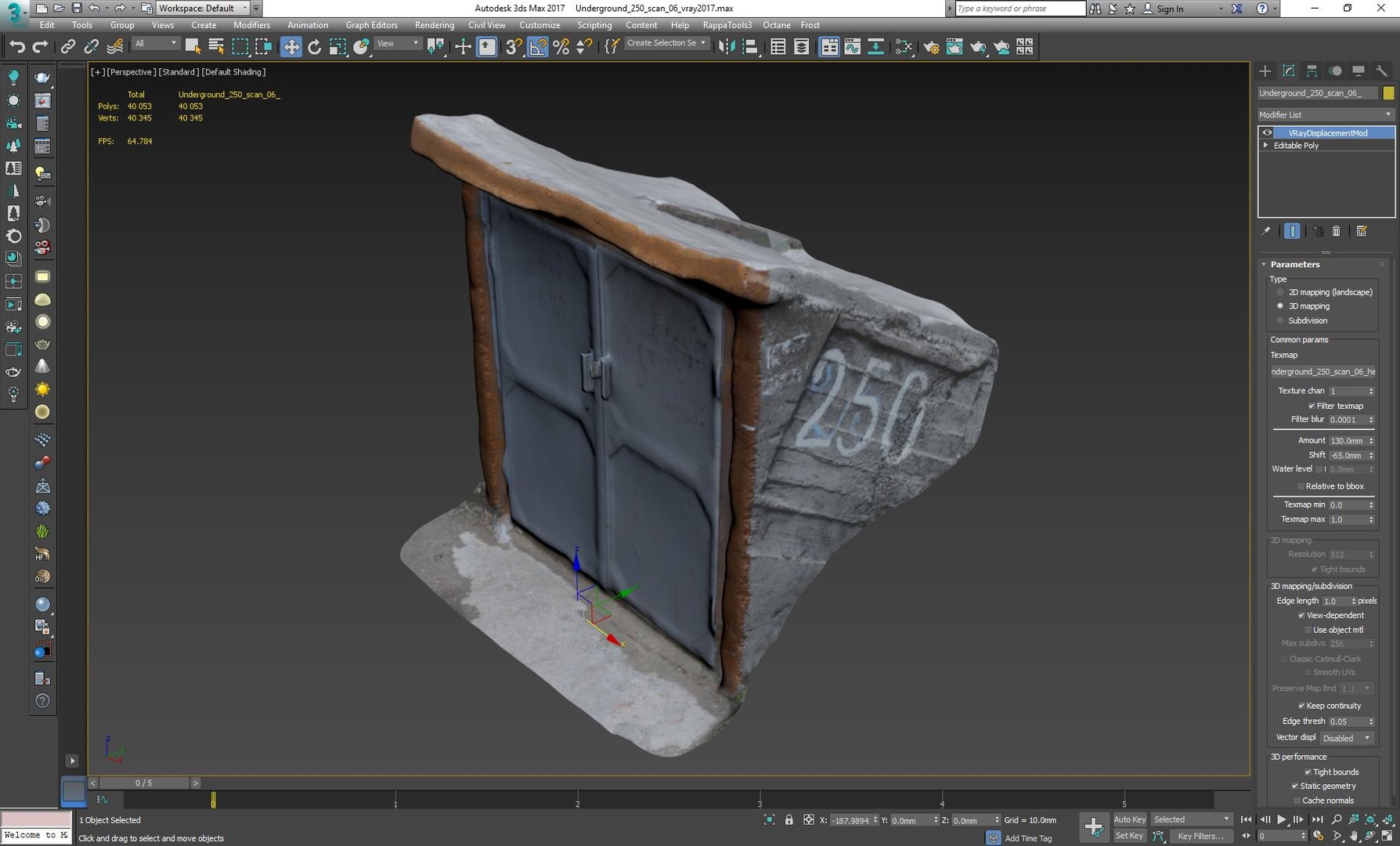 Scan Underground Entrance 3D - TurboSquid 1400196