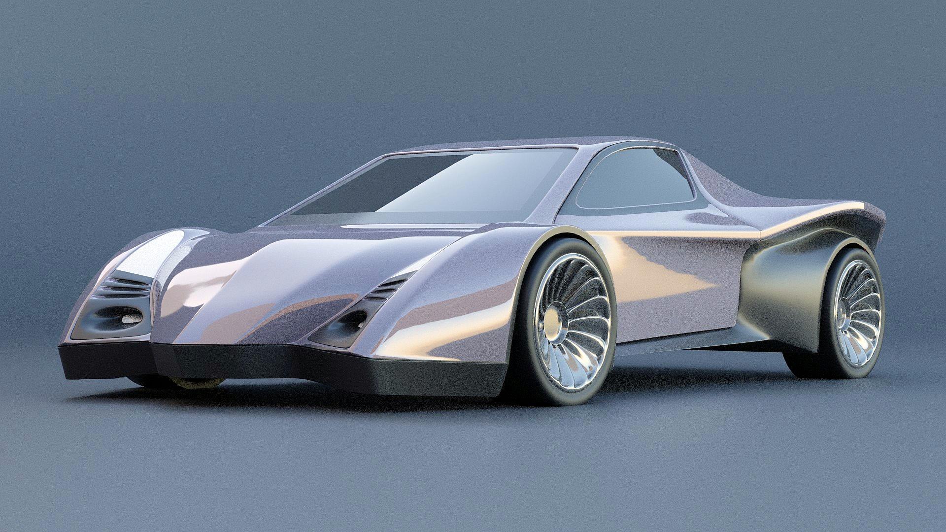 Futuras Concept Car Model - TurboSquid 2028669