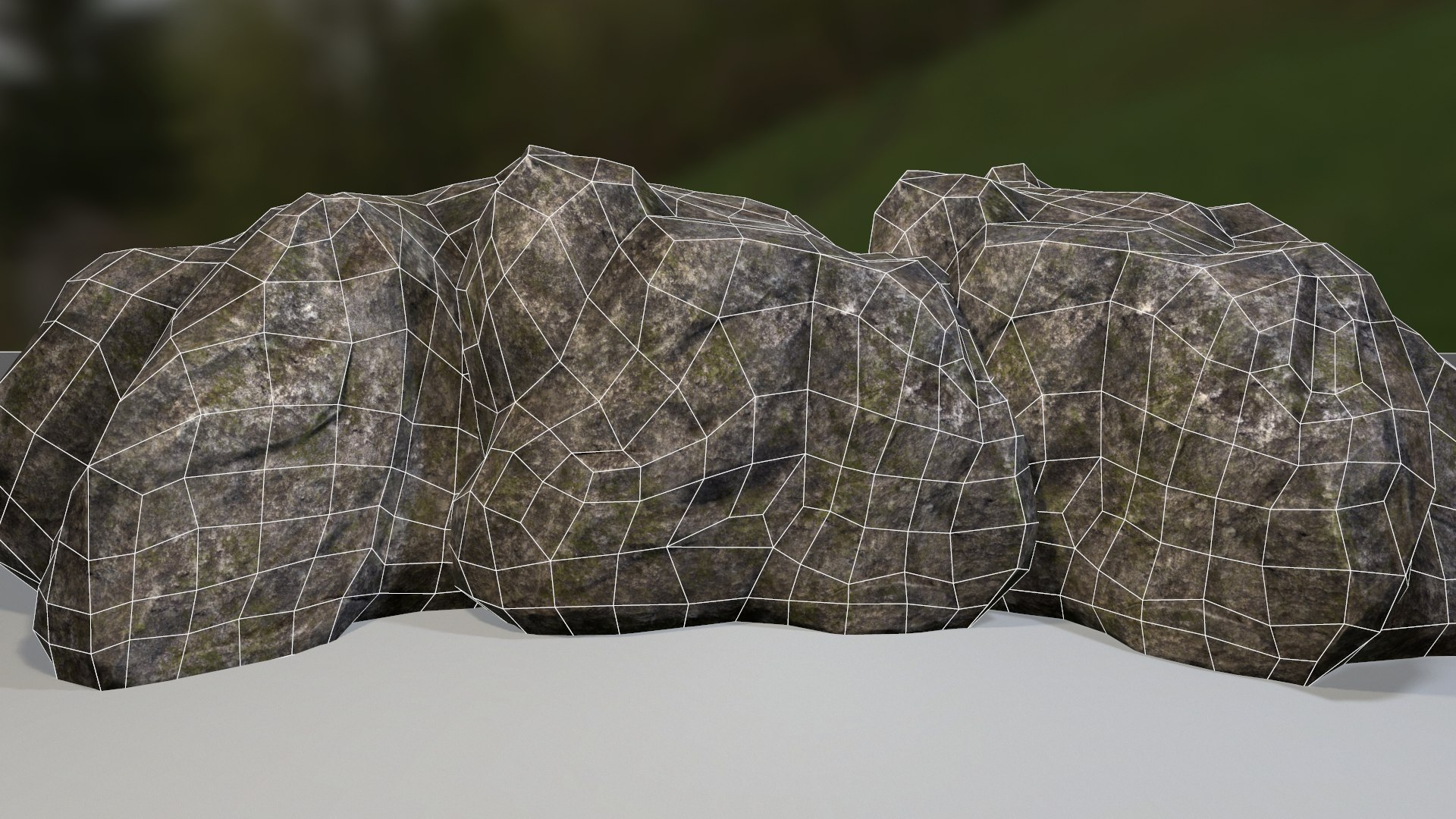 Ready Rock Formation 3d Model
