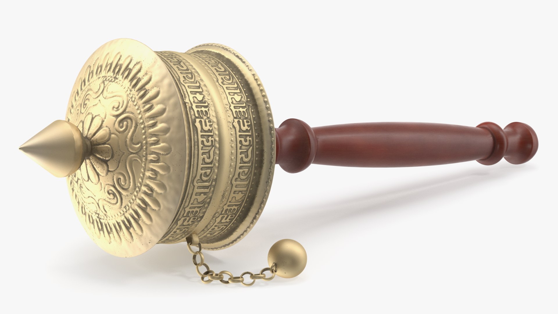 Tibetan Metal Praying Wheel Model - TurboSquid 2061193