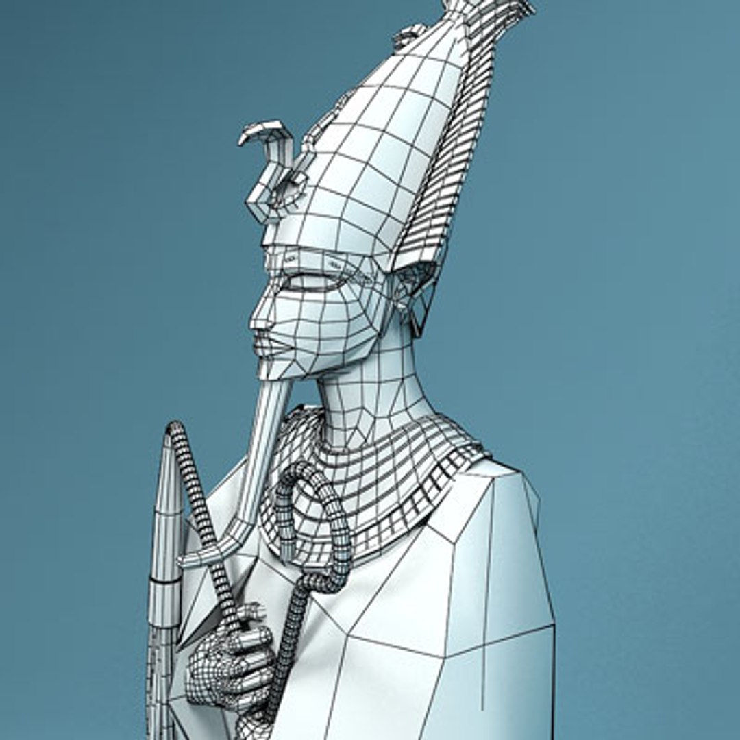 3d model osiris egyptian gods