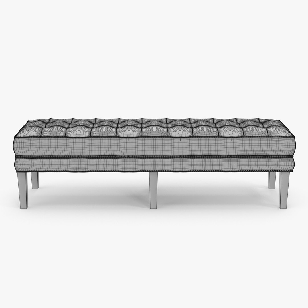 3D Eichholtz - Tribeca Bench - TurboSquid 2284515
