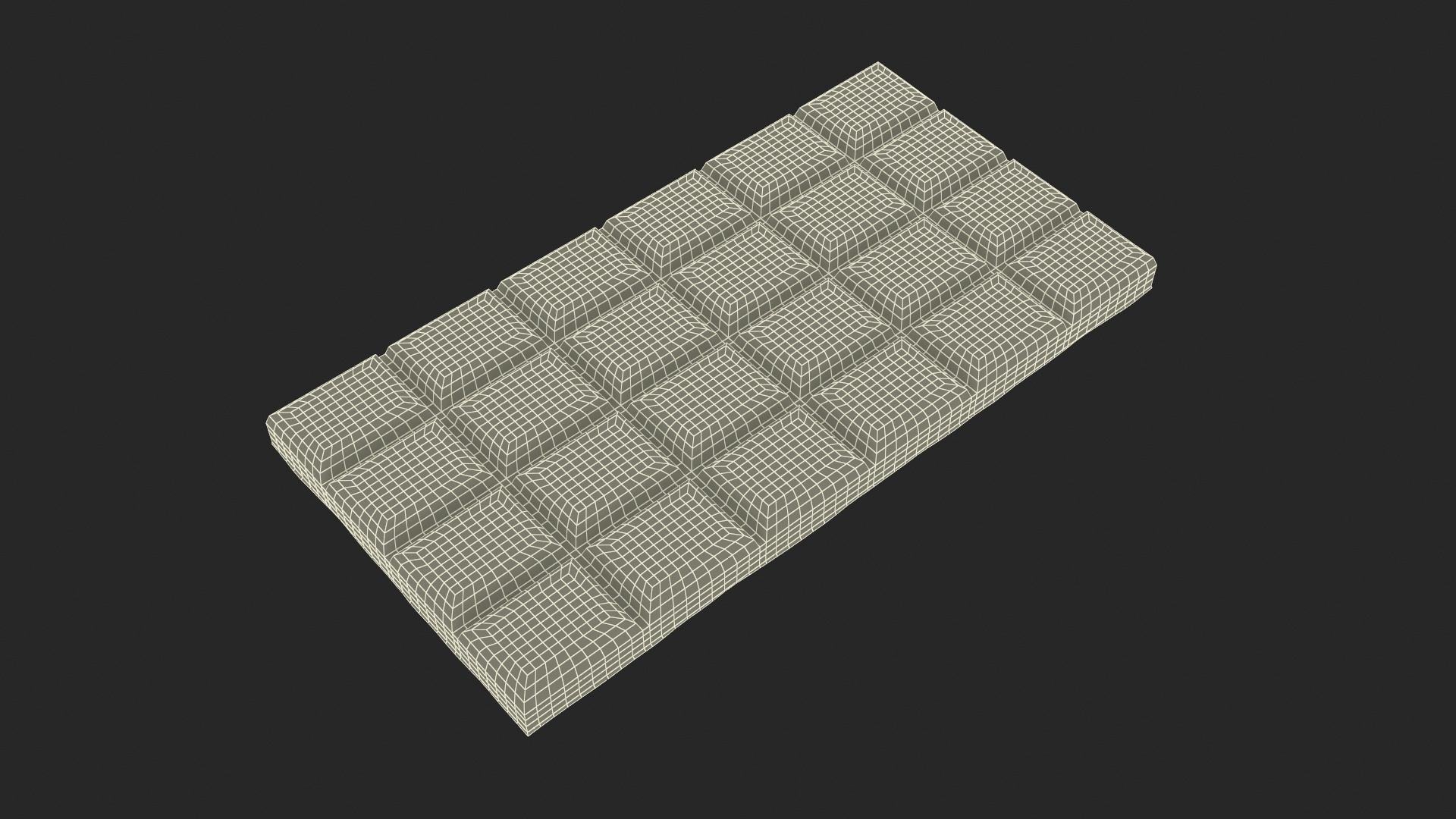 Realistic Chocolate Bar 3D Model - TurboSquid 2279763