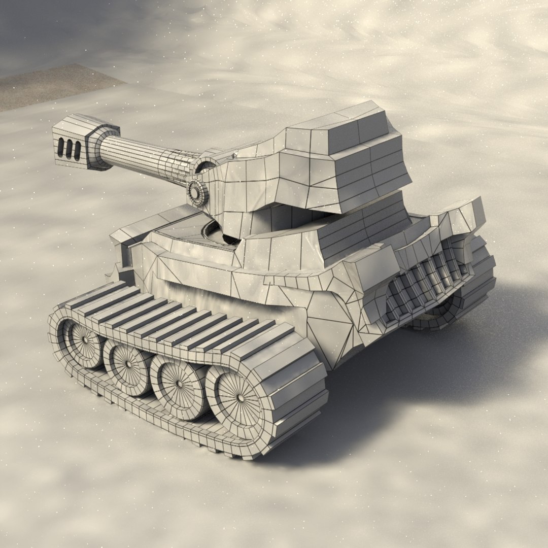 3D tank scetch - TurboSquid 1699599