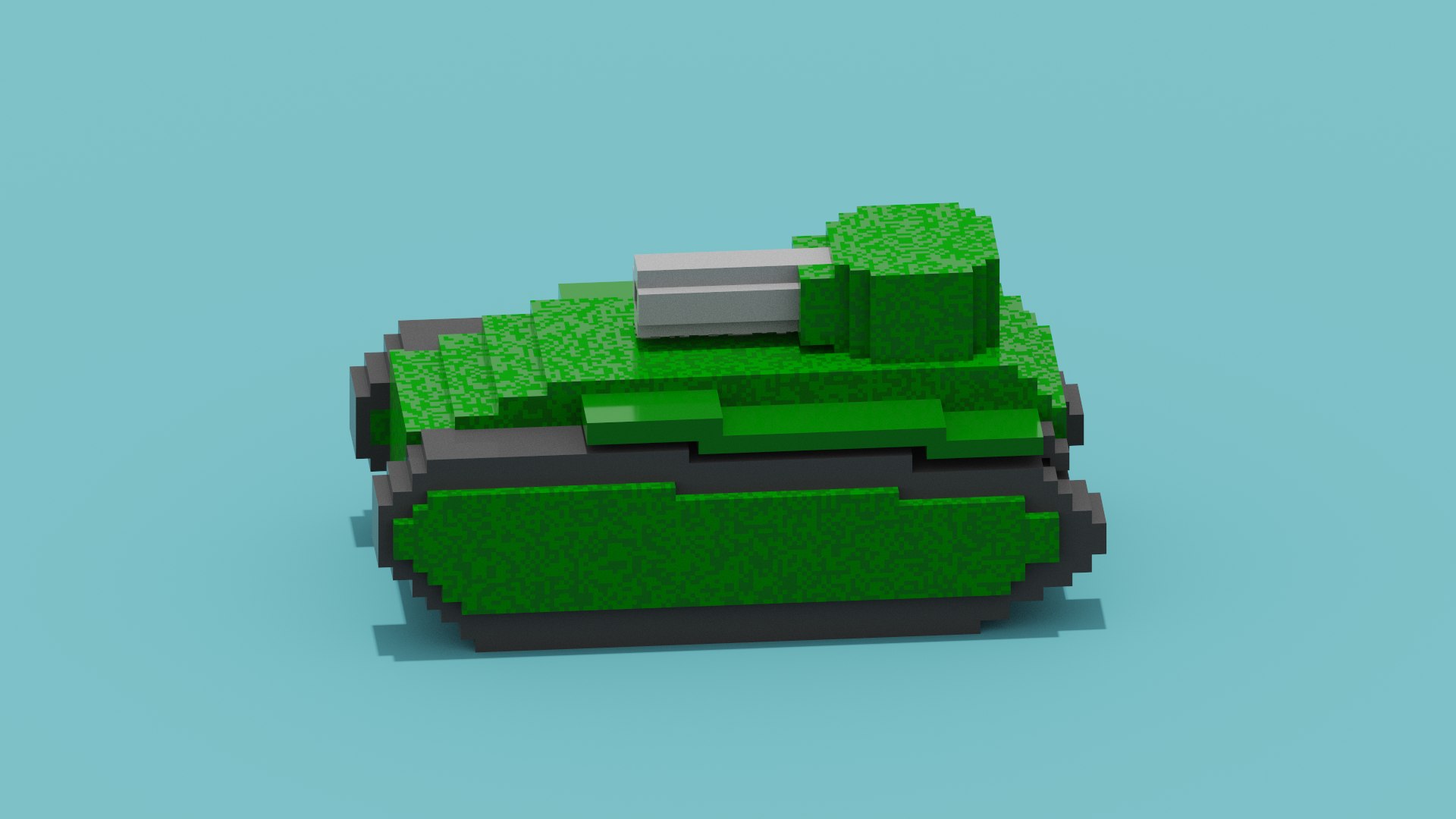3D Voxel Tank Model - TurboSquid 1950649