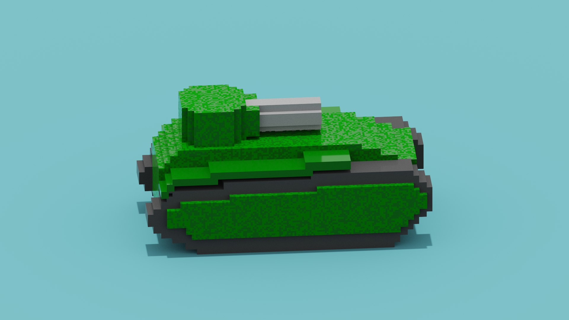 3D Voxel Tank Model - TurboSquid 1950649