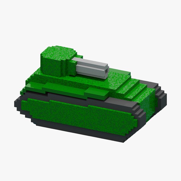 3D Voxel Tank model - TurboSquid 1950649