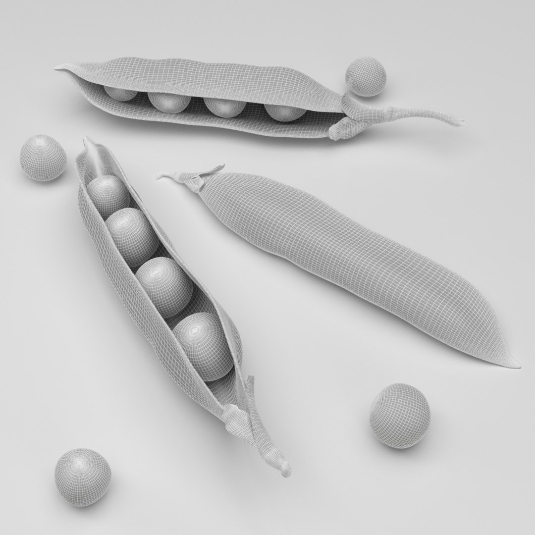 3d Model Peas