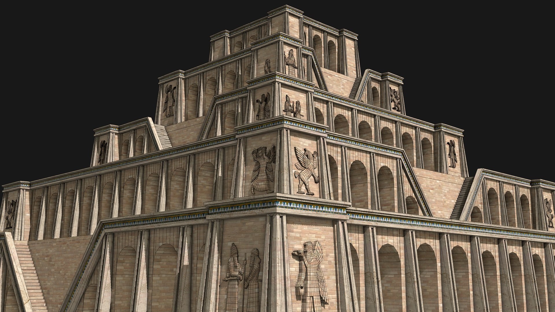 3D Ancient Babylon Building - TurboSquid 1739540