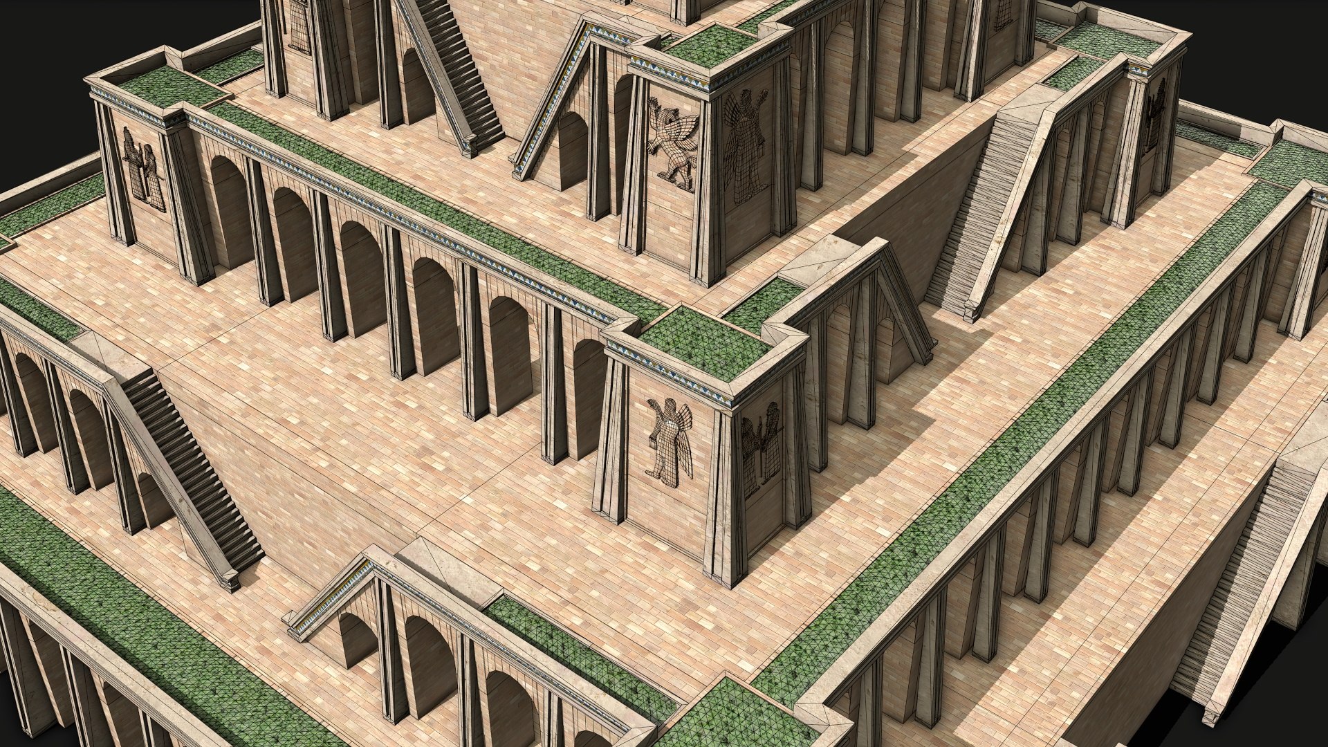 3D Ancient Babylon Building - TurboSquid 1739540