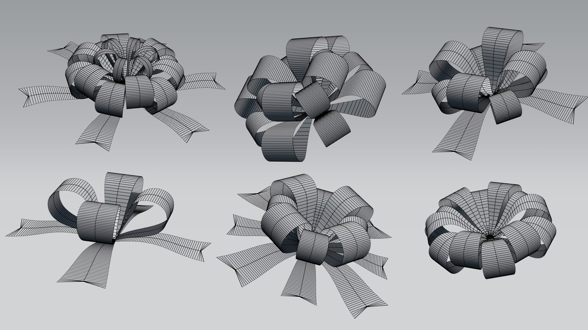 Gift Bows 3D Model - TurboSquid 1479756