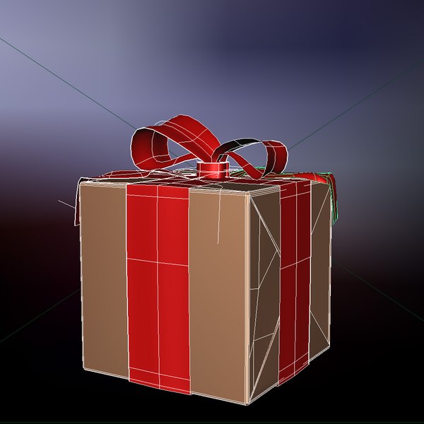 maya gift box animation