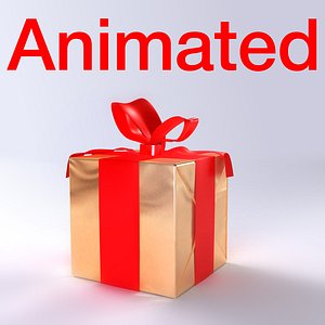 open gift box animation