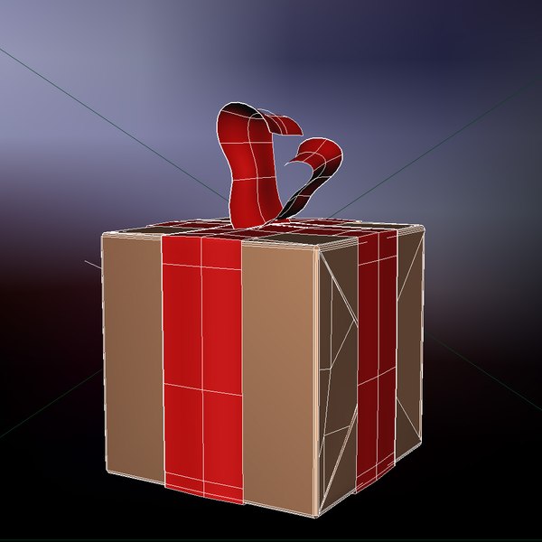 maya gift box animation