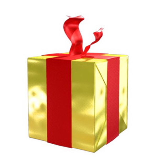 maya gift box animation