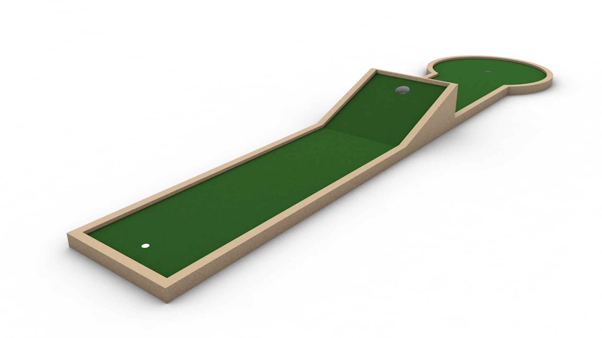 Mini-golf Pack 3D Model - TurboSquid 1959104