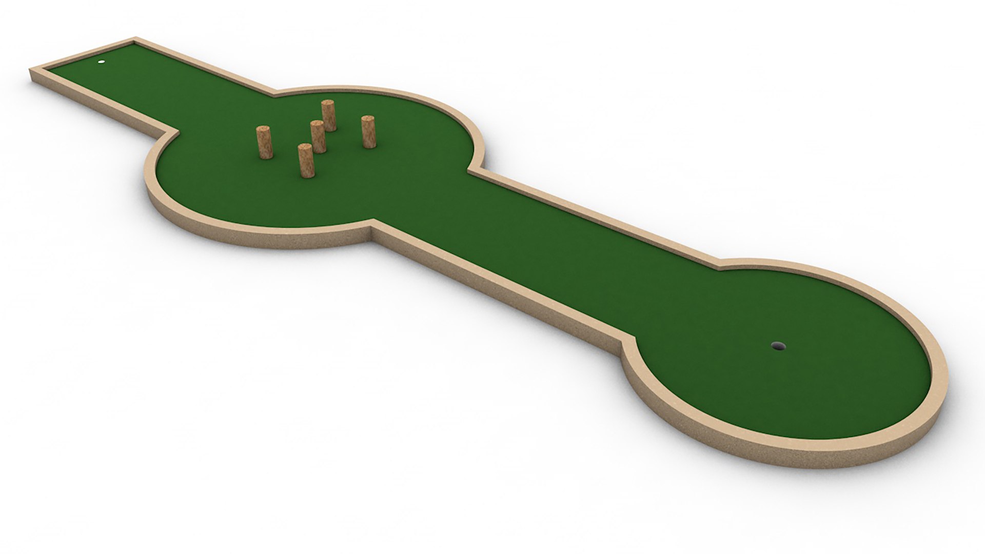 Mini-golf Pack 3D Model - TurboSquid 1959104