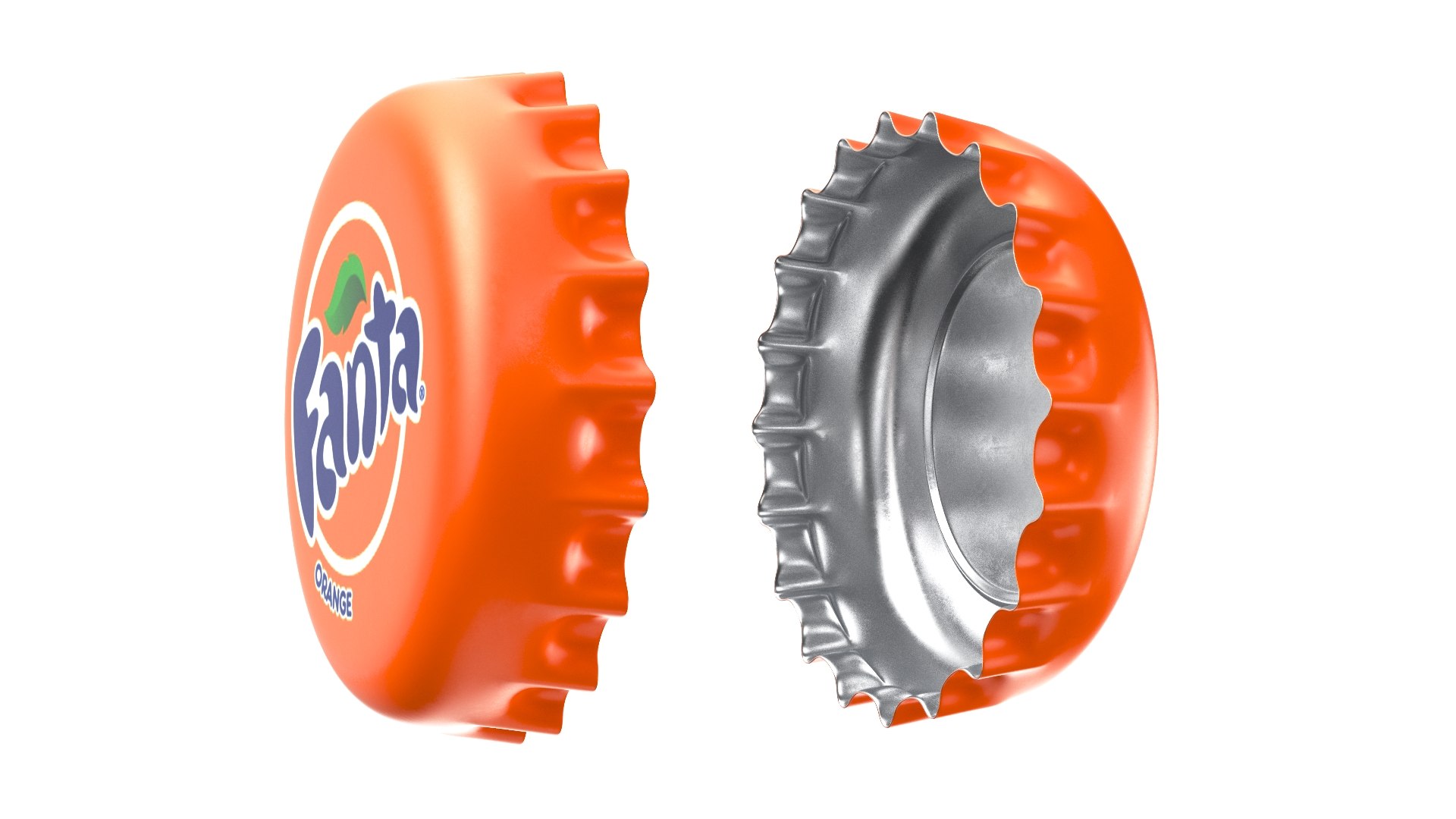 3D Model Five Bottle Caps Collection - TurboSquid 1996069