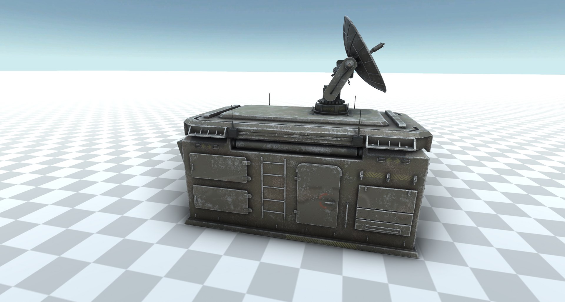 Military Radar Cabin Model - TurboSquid 2152529
