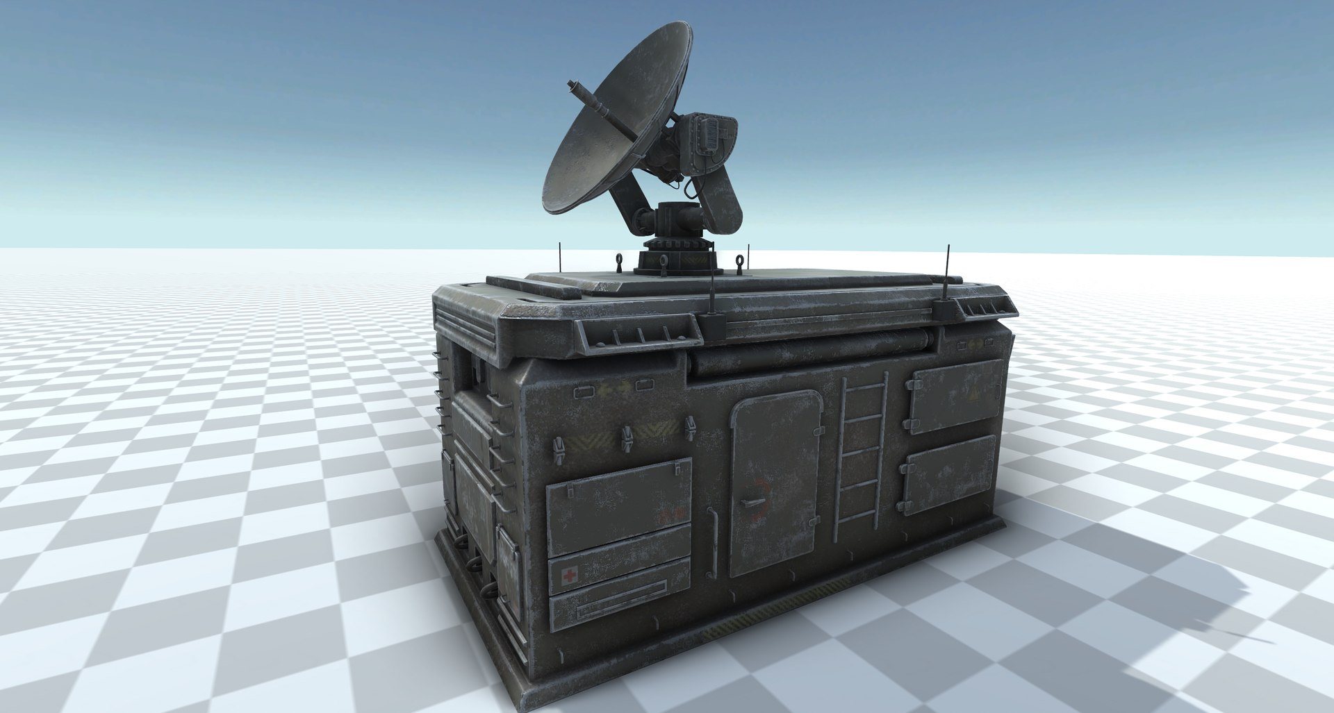Military Radar Cabin Model - TurboSquid 2152529