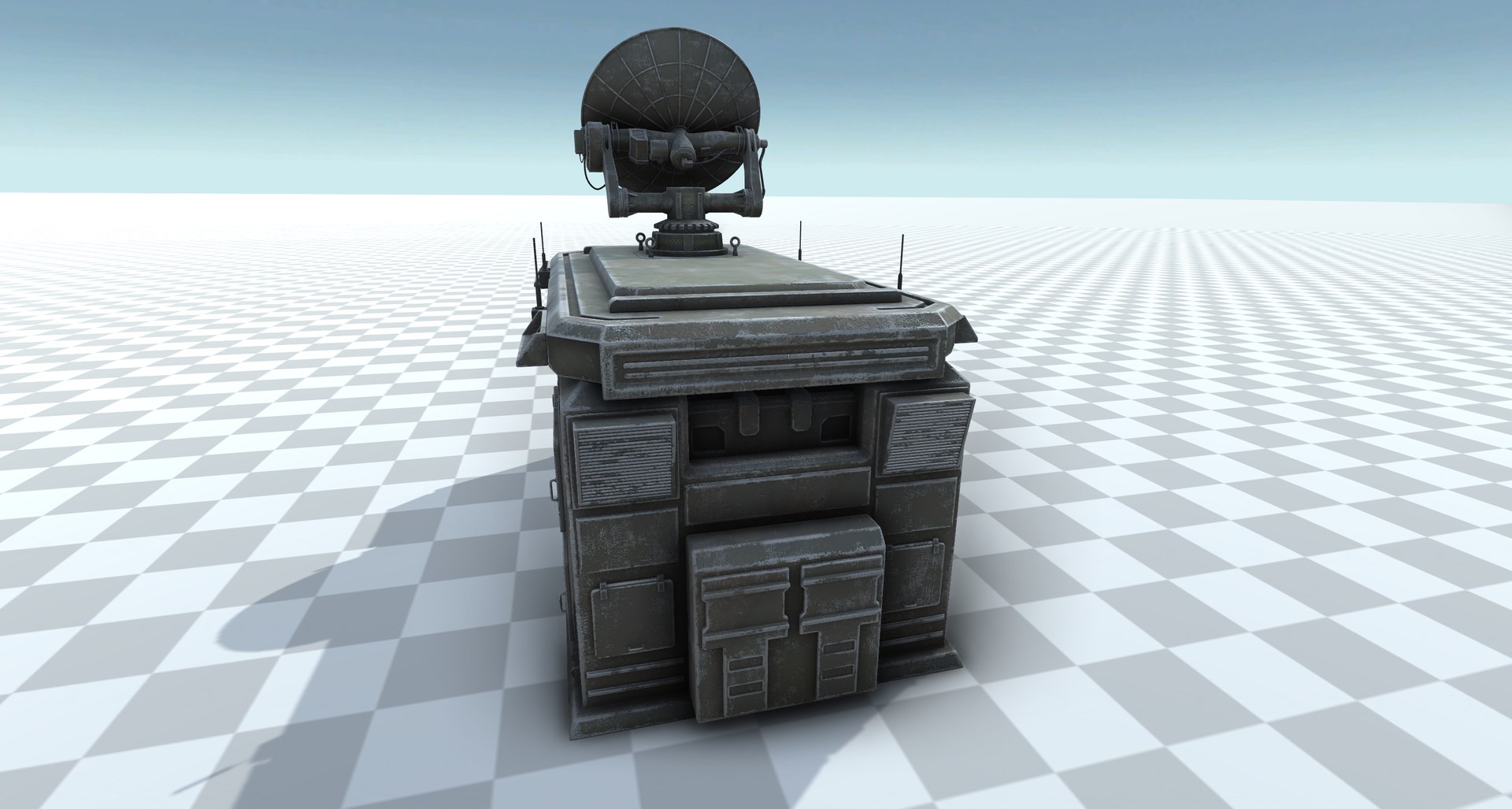 Military Radar Cabin Model - TurboSquid 2152529