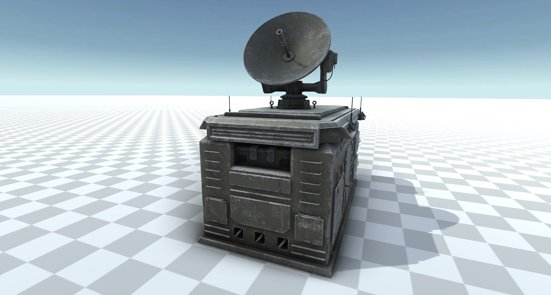 Military Radar Cabin Model - TurboSquid 2152529