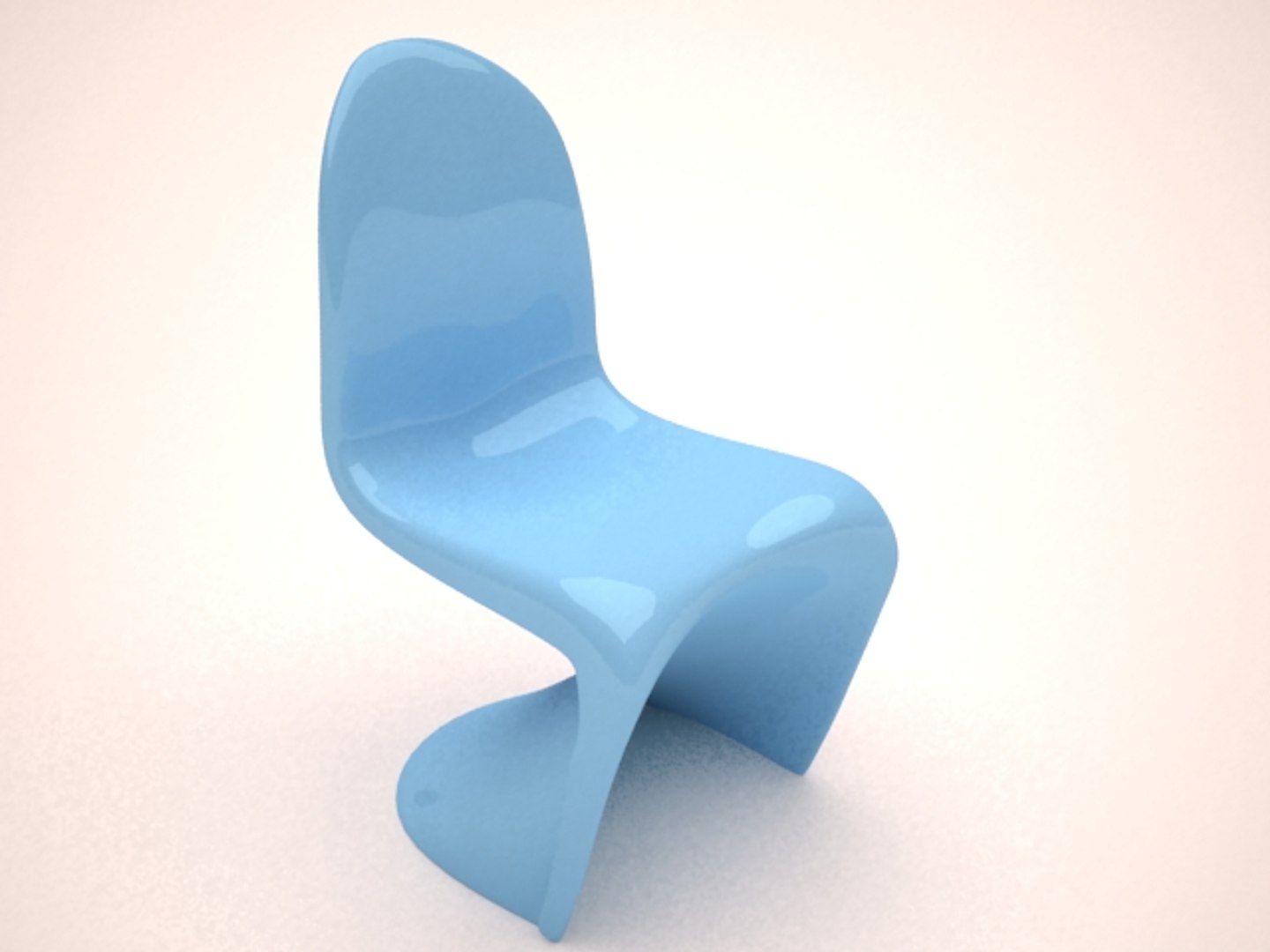 3d model panton chair