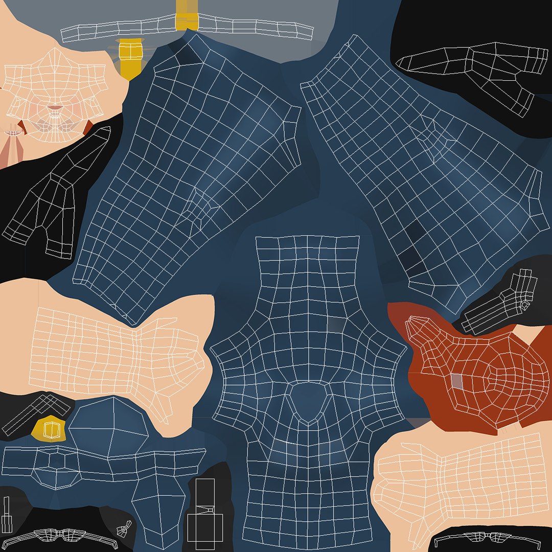 Low Poly Policewoman 3D - TurboSquid 2184259