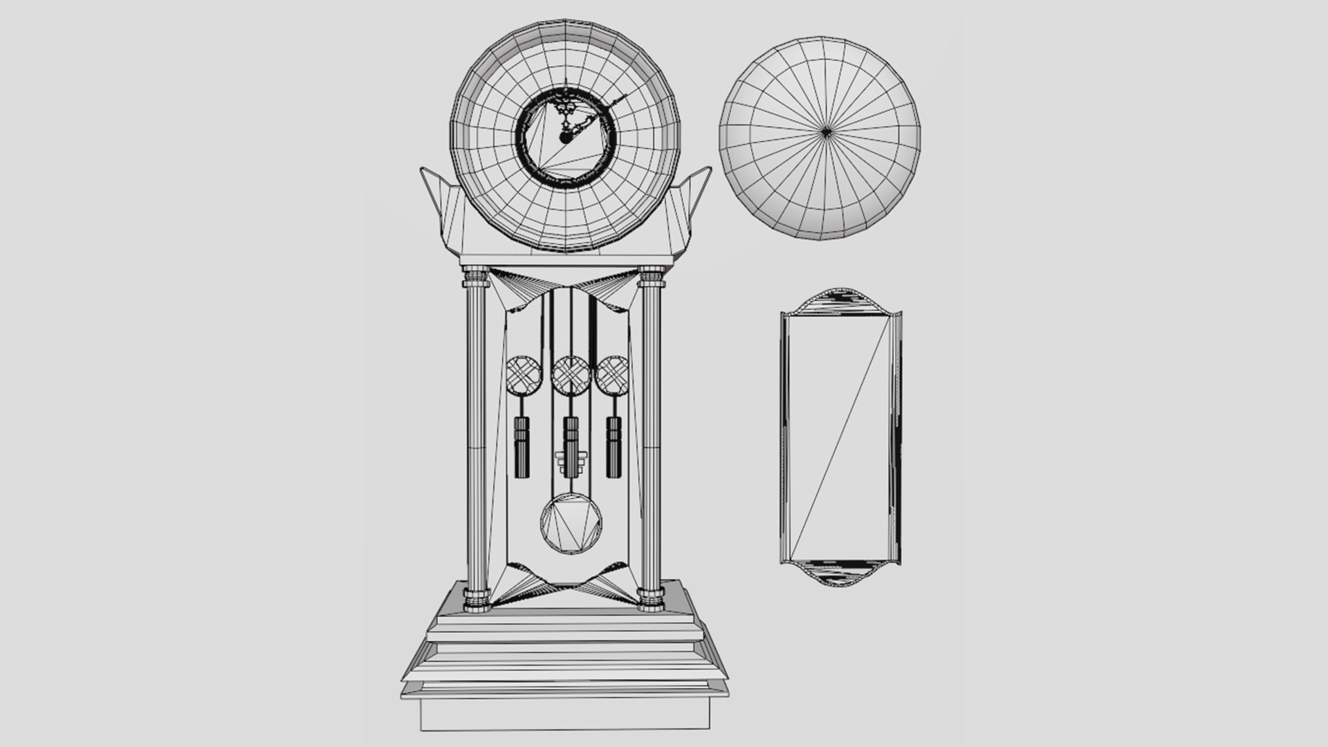 3D Antique Timepiece Model - TurboSquid 1945608