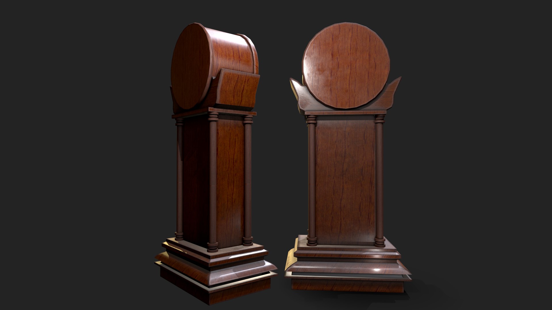 3D Antique Timepiece Model - TurboSquid 1945608