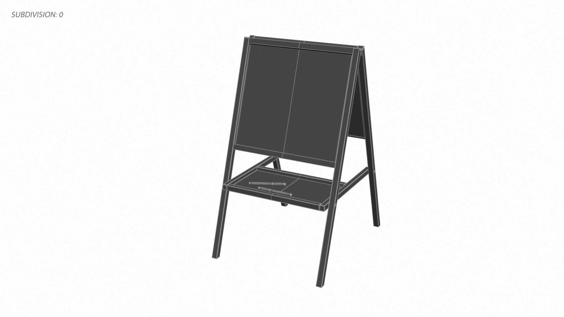 3D Model Felt Board - 2 Sides - TurboSquid 1987547