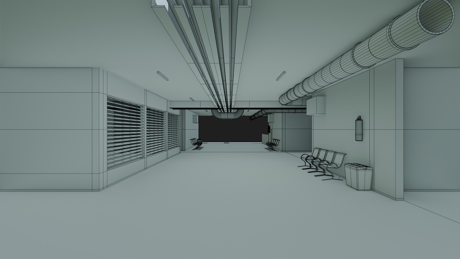 Basement Area - Low Poly - Game Ready - PBR 3D Model - TurboSquid 2277543