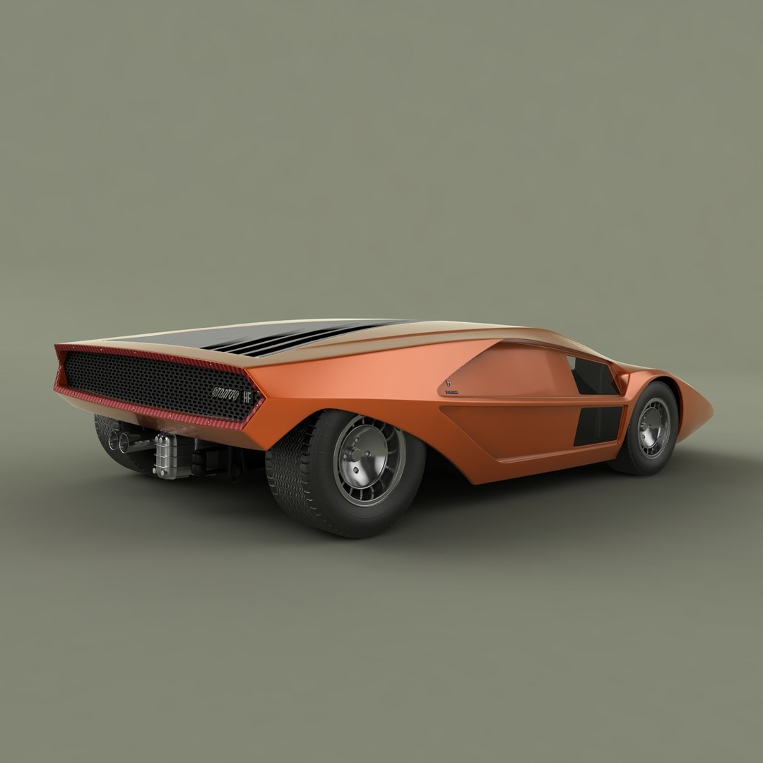 Obj Lancia Stratos Zero Concept