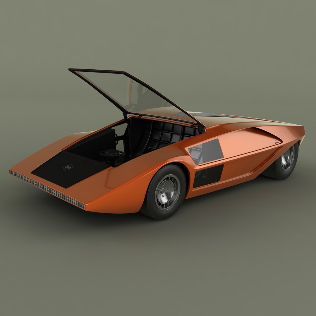 Obj Lancia Stratos Zero Concept
