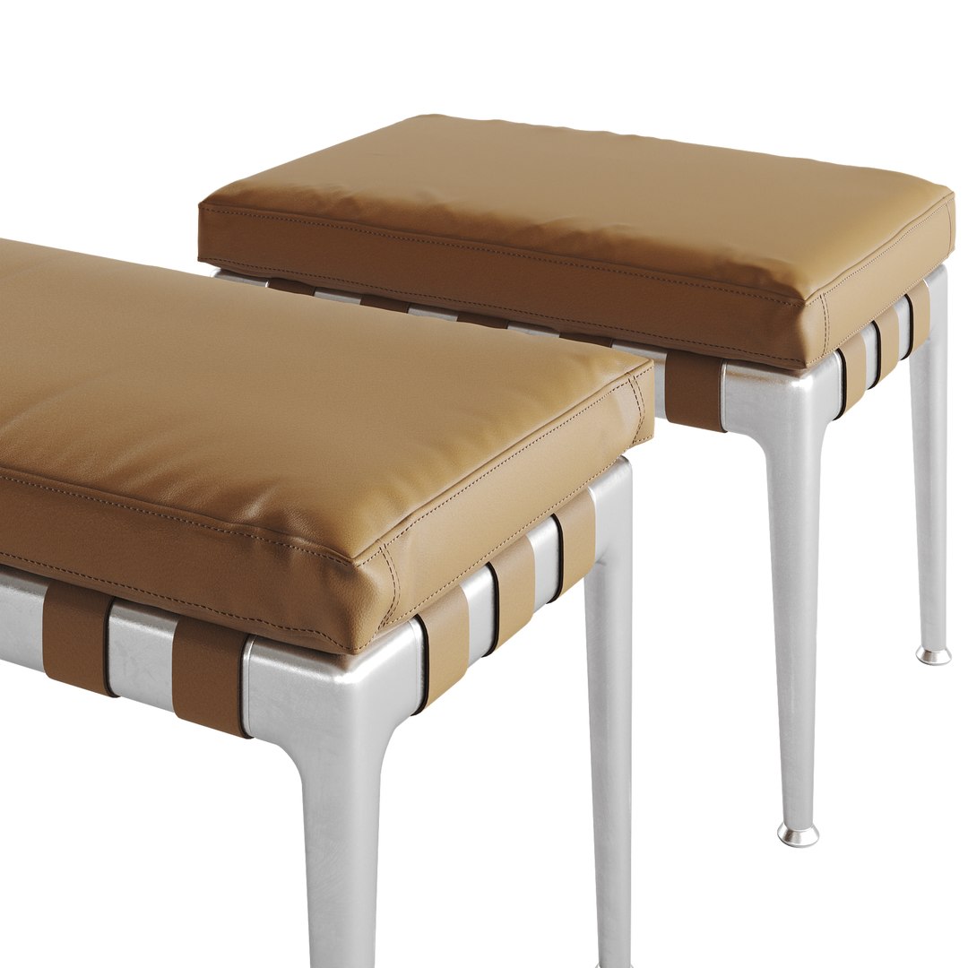Flexform Gregory Bench 3D Model - TurboSquid 1953597