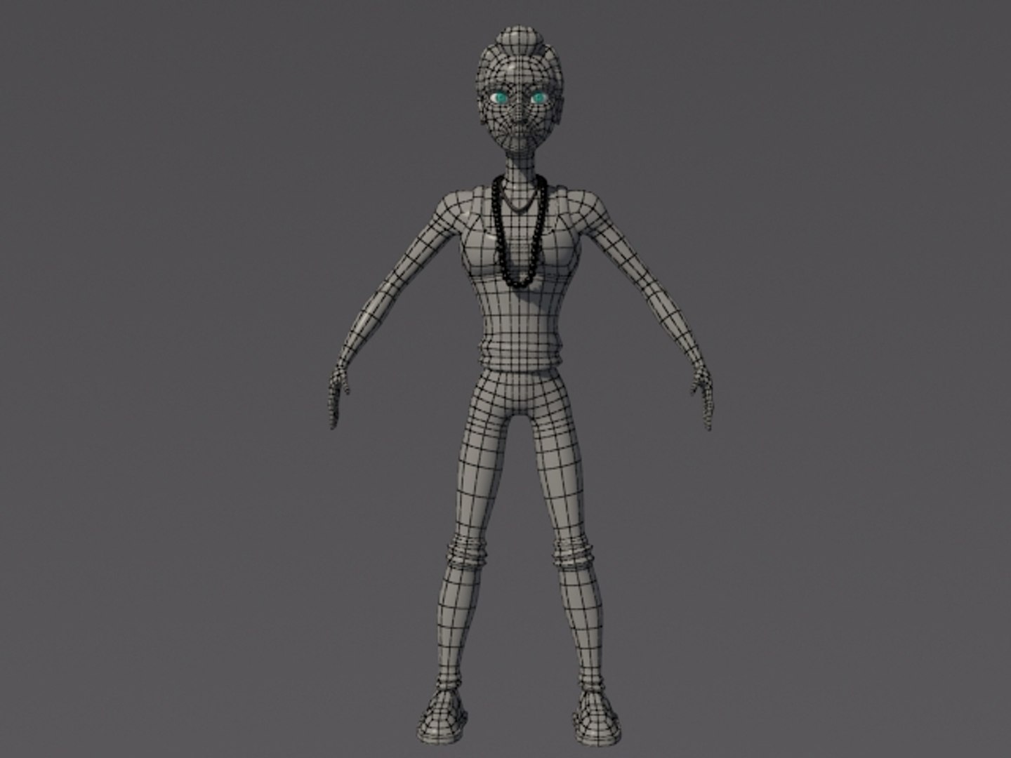 Female Cartoon Character Rigged 3D - TurboSquid 1166691
