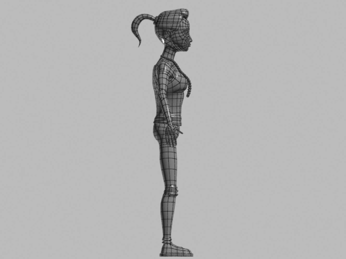 Female Cartoon Character Rigged 3D - TurboSquid 1166691